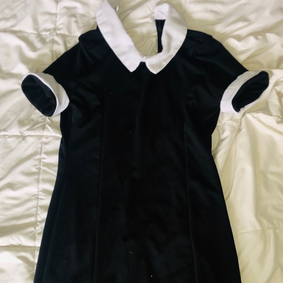 Spirit | Dresses | Black Collared Dress Wednesday Addams | Poshmark